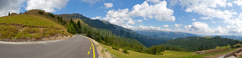Mountain road panorama stock image. Image of rock, mountain - 20926865