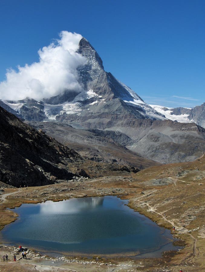 Road to Matterhorn stock photo. Image of peak, destination - 25983364