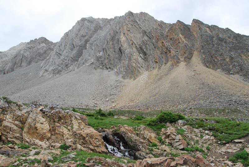 Mountain and rock basin stock photo. Image of climb, landscape - 6179156