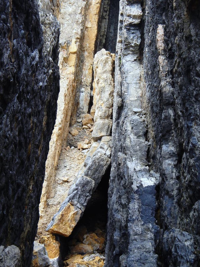 Mountain rock collapsing stock photo. Image of collapsing - 49162030