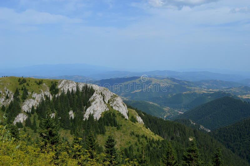 Mountain and Rock Landscape in Spring Stock Image - Image of nature ...