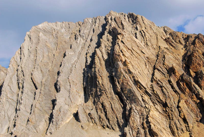 Mountain and rock slide stock image. Image of nature, lines - 7271353