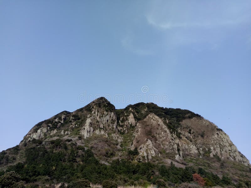 Mountain rock view stock photo. Image of geology, hill - 209016110