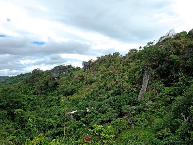Mountain and Rocks Plus Trees Growing Stock Image - Image of mountain ...