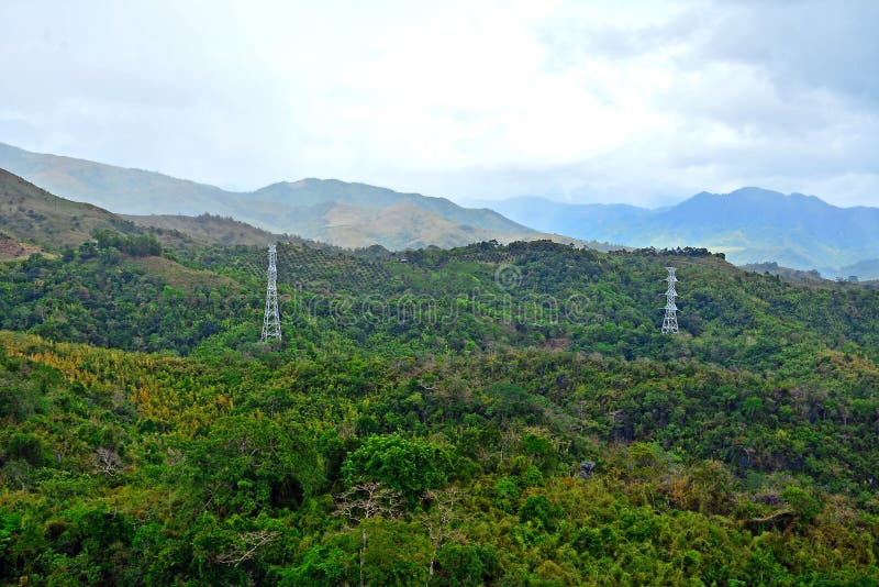 Mountain and Rocks Plus Trees Growing Stock Image - Image of nature ...