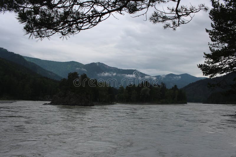 Mountain Rocks by the River in Altai in Summer Nature for Tourists ...