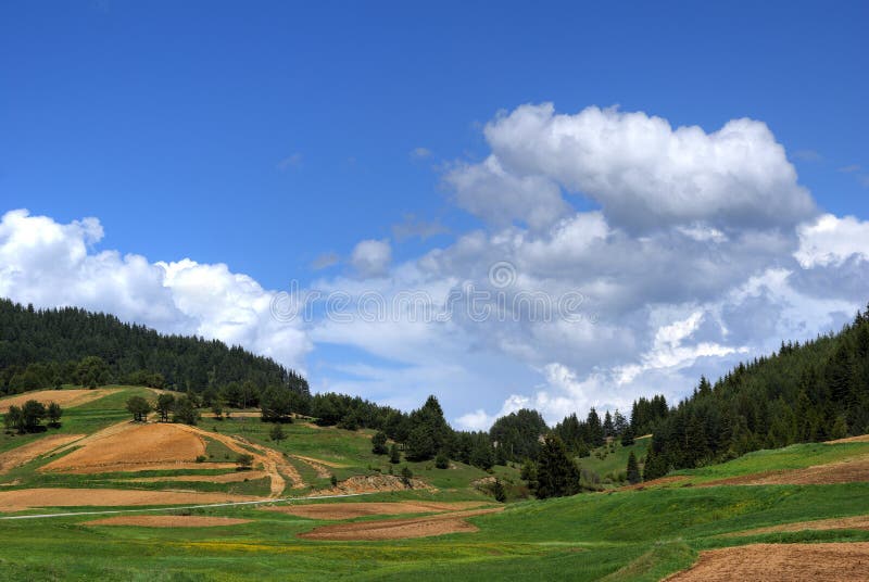 Mountain Rodopi stock photo. Image of clouds, balkan - 27325946