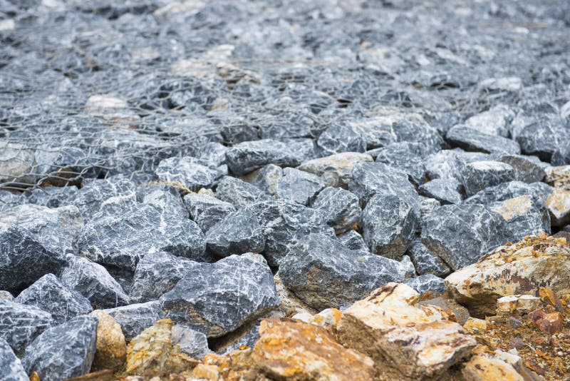 Mountain rubble stone wall stock image. Image of block - 75804873