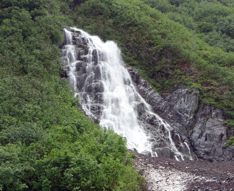 Mountain Run-off in the Spring Stock Photo - Image of natural, pretty ...