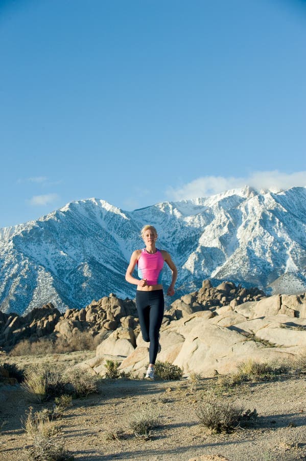 Mountain Runner stock photo. Image of health, sports - 13663186