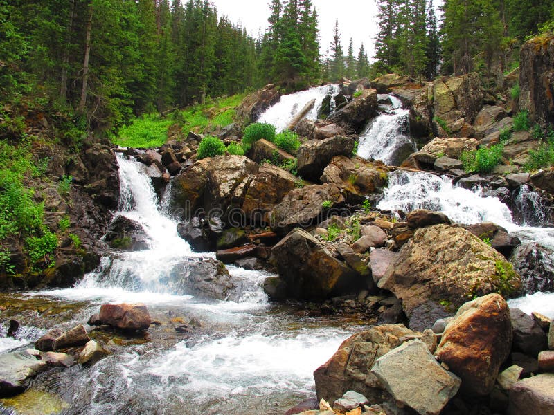 Mountain Runoff stock image. Image of landscape, mountains - 48650329