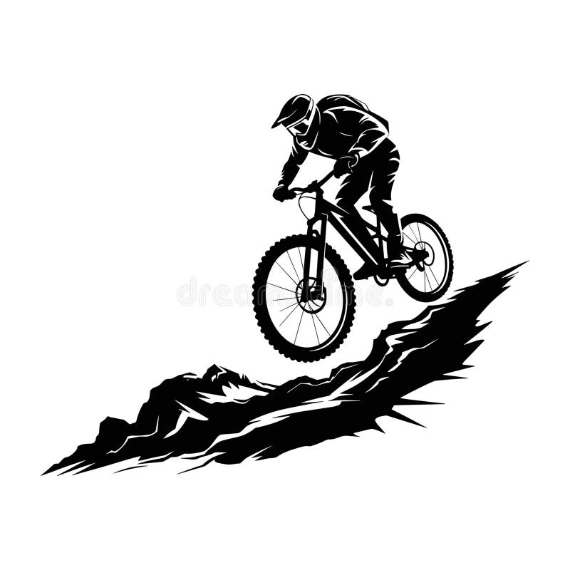 Mountain Rush Jump Vector Illustration Stock Vector - Illustration of ...