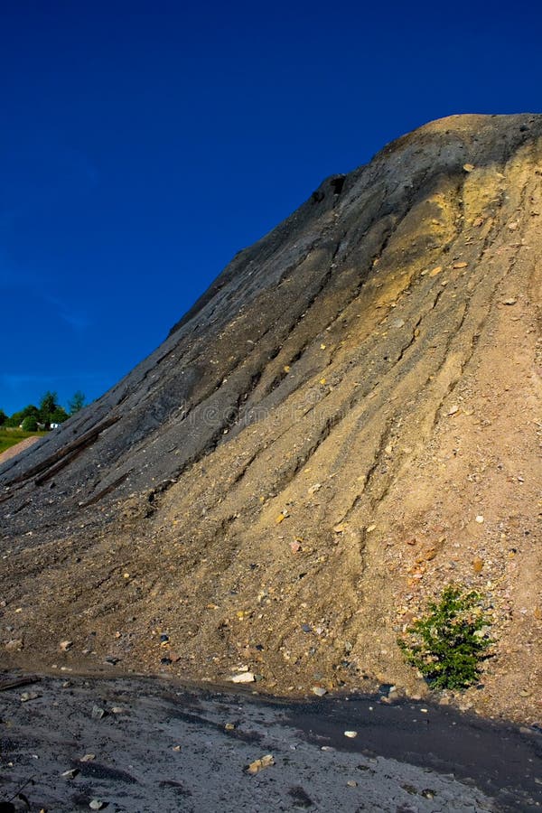 Mountain of sand stock image. Image of outdoors, pile - 5812763