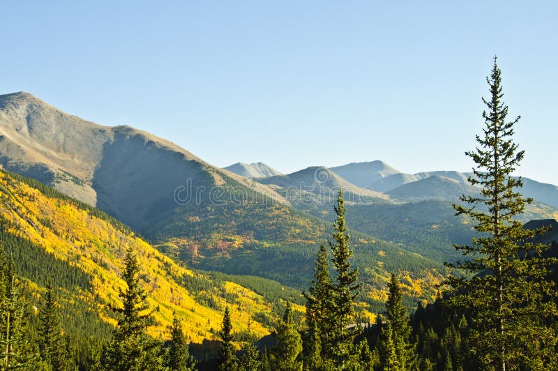 Mountain scene stock image. Image of biking, fall, western - 21123561