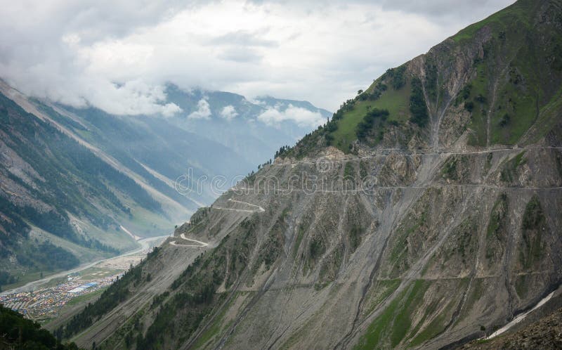 Mountain Scene in Manali, India Stock Photo - Image of sunny, asia ...