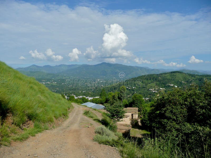 Mountain Scene in Pakistan stock image. Image of green - 21667491