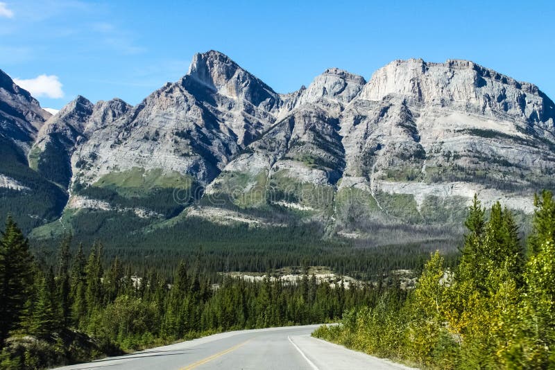 Mountain Scenery in Banff National Park Stock Photo - Image of banff ...