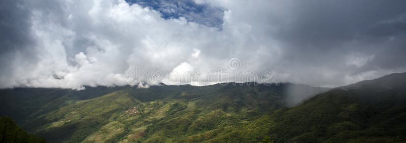 Mountain Scenery, Myanmar stock photo. Image of landscape - 55966328
