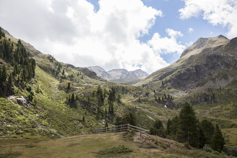 Mountain Scenic View of Austrian Alps in Summer. Stock Photo - Image of ...