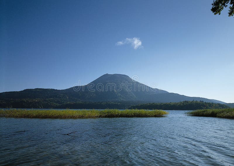 Mountain Sea Sand Beach Landscape. Sea Sand Beach in Mountains ...