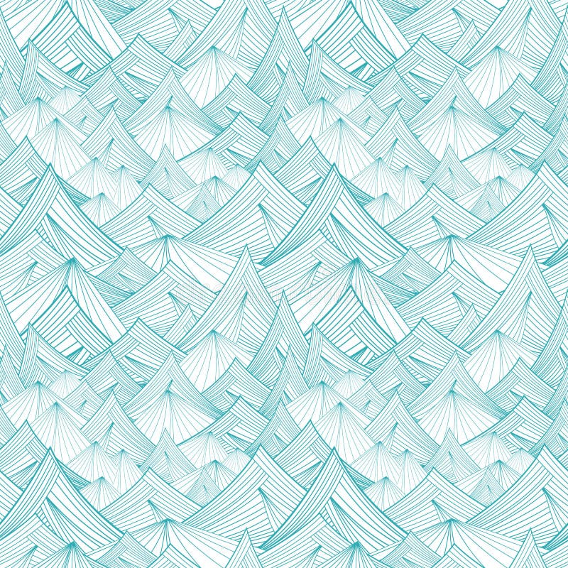 Mountain seamless pattern stock vector. Illustration of peak - 80235524