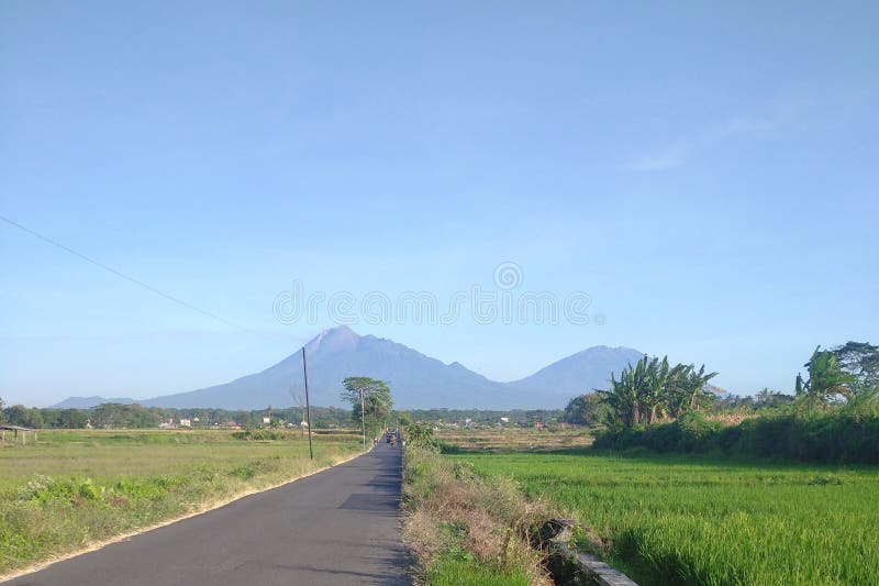 Mountain Shoot Indonesian Nature Village Stock Photo - Image of ...