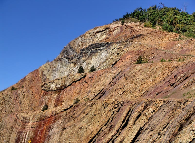 Geographic Folding Earth Movement Stock Image - Image of arkasas ...