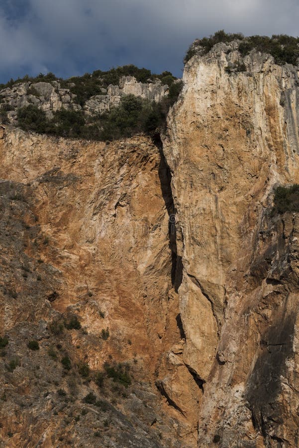 Mountain side gravel pit stock photo. Image of digging - 145201820