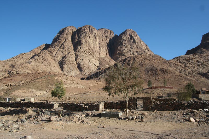 Mount Sinai Peak stock image. Image of egypt, great, rocky - 12375705