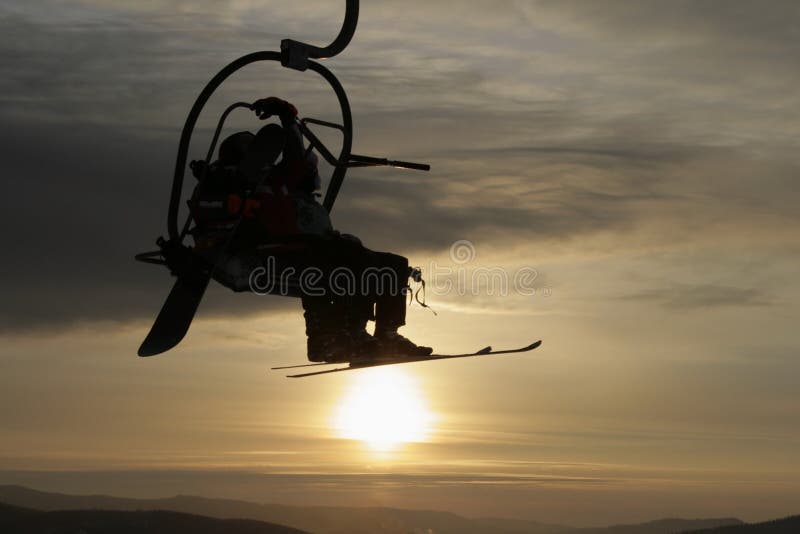 Skier portrait stock photo. Image of skiers, mountain, black - 90776