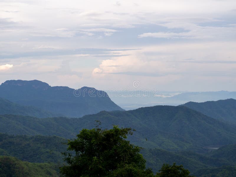 Mountain and Sky at Phetchabun Stock Image - Image of adventure ...