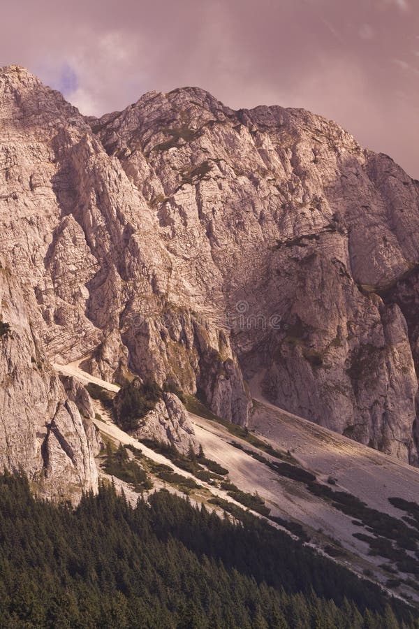 Mountain slope stock image. Image of peak, mountain, climbing - 16269101