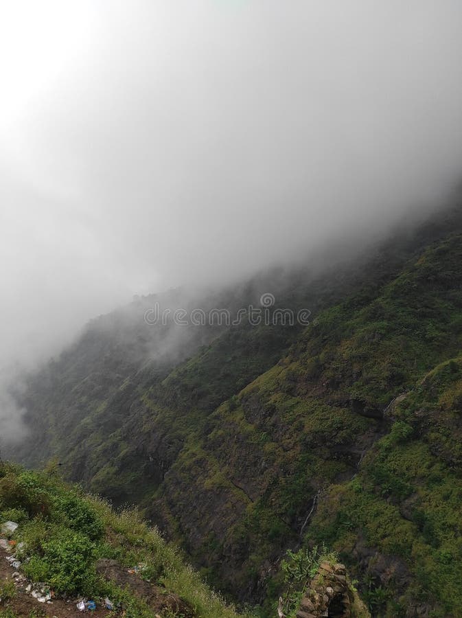 Mountain Smoke Fogg Valley Cloud Stock Image - Image of cloud, valley ...