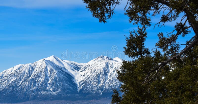 Mountain Snow in Spring stock image. Image of white, moutains - 89851361