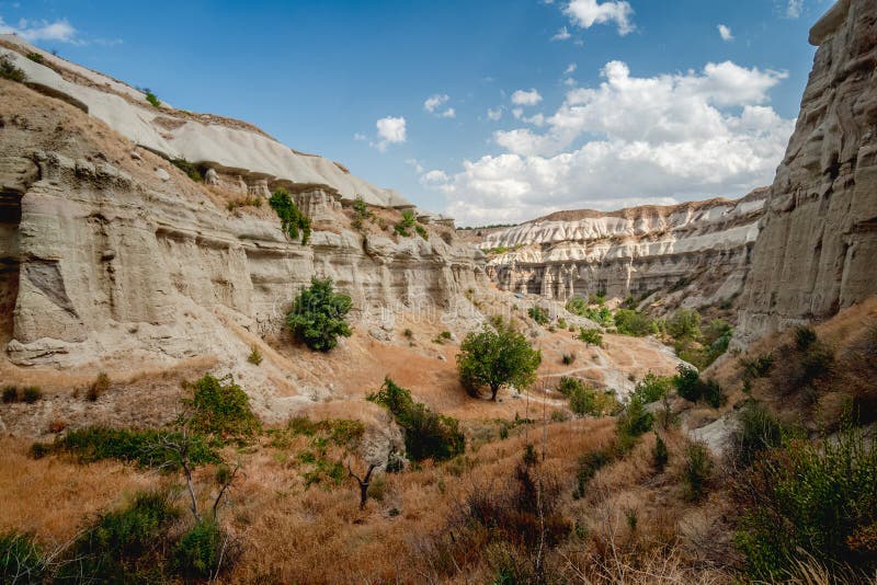 Mountain with Spectacular Structure Under Sunny Sky Stock Photo - Image ...