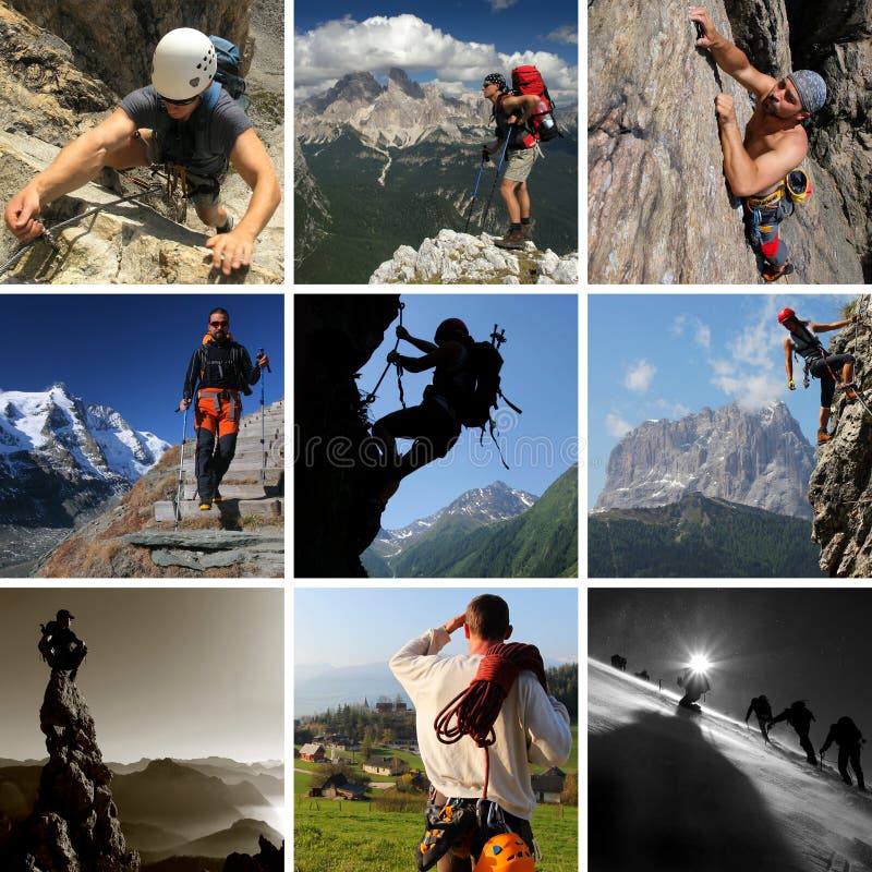 Mountain sports stock image. Image of mountaineering - 19649289