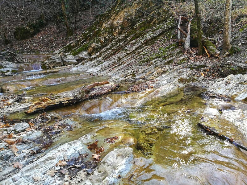 The mountain spring river stock image. Image of river - 178648819