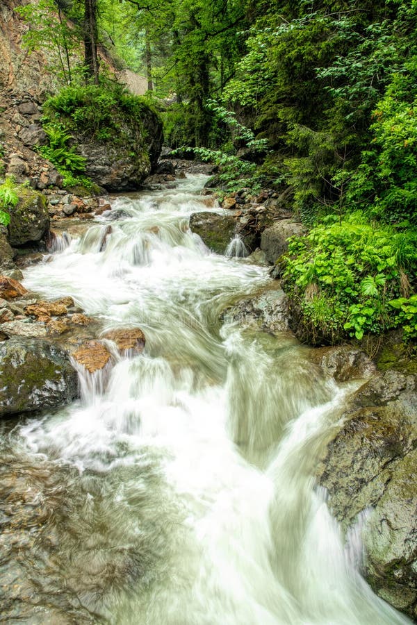 Mountain Spring and Waterfall in Turkey Stock Image - Image of ...