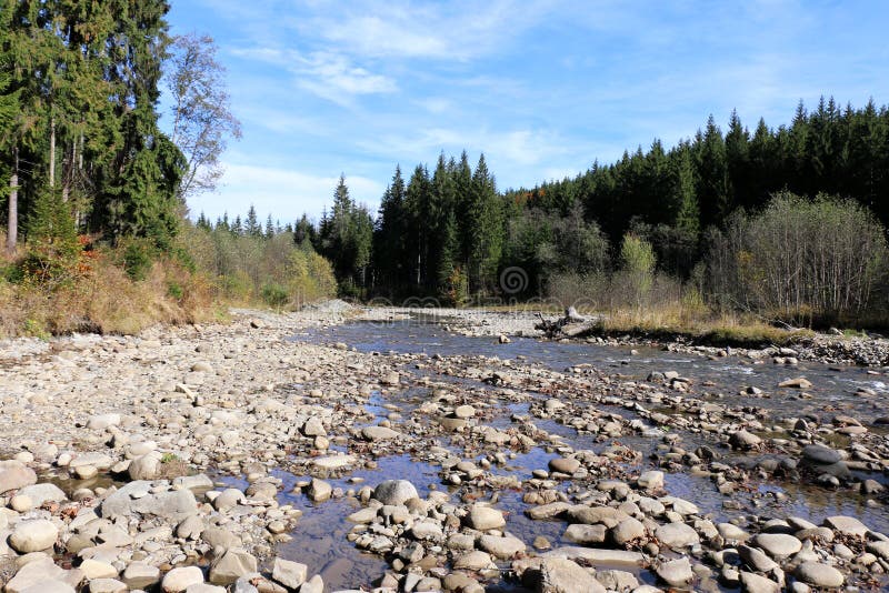 Mountain stone river stock image. Image of river, fall - 254050881