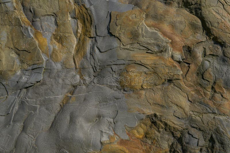 Mountain Stone Surface. Geological Rock Wall Texture Stock Photo ...