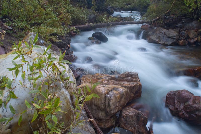Mountain stream stock image. Image of river, natural, mountain - 1286279