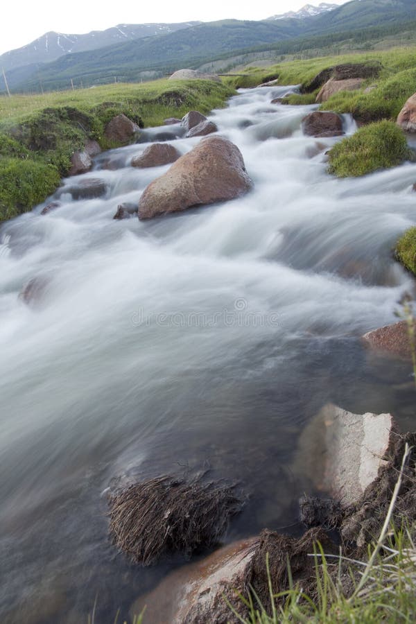 Mountain stream stock photo. Image of clean, boulder - 17109508
