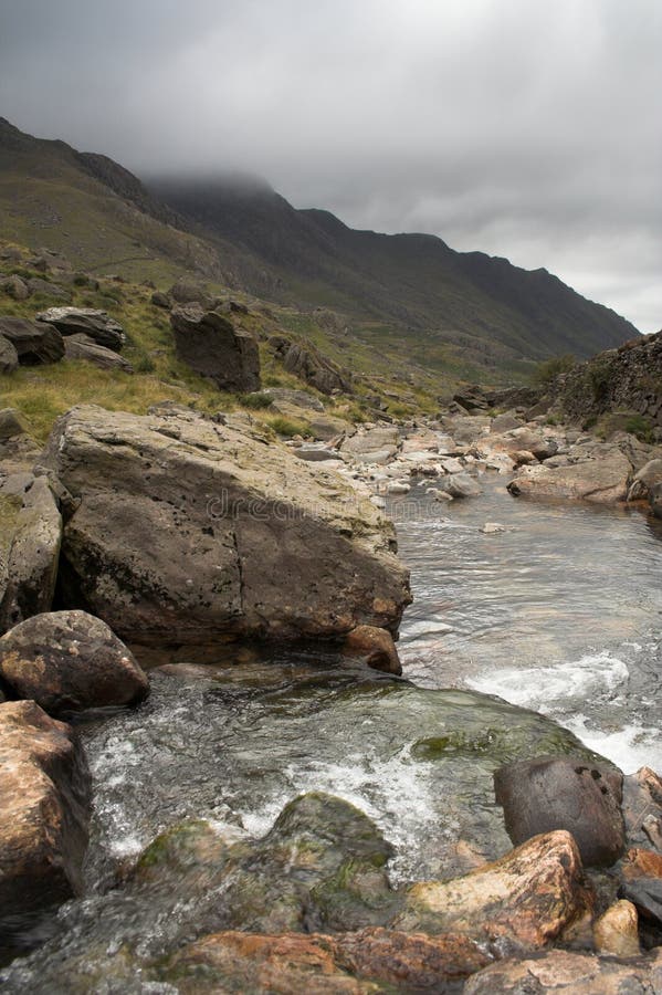 Mountain Stream stock photo. Image of welsh, stream, park - 213664