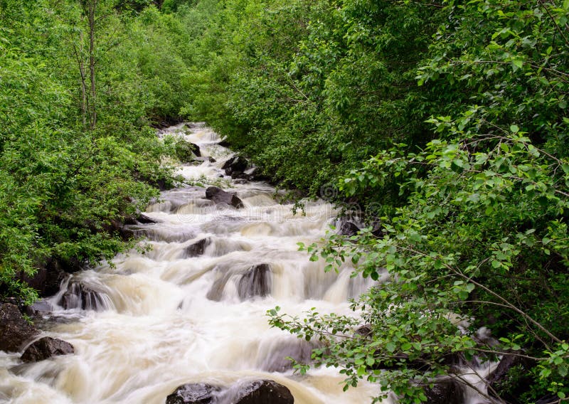 Mountain stream stock image. Image of waterfall, motion - 25768865