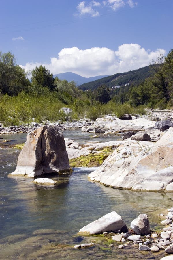 Mountain stream stock image. Image of traditional, borgo - 3255007