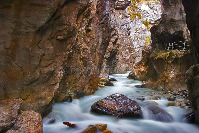 Mountain stream stock photo. Image of falling, area, moss - 7580676