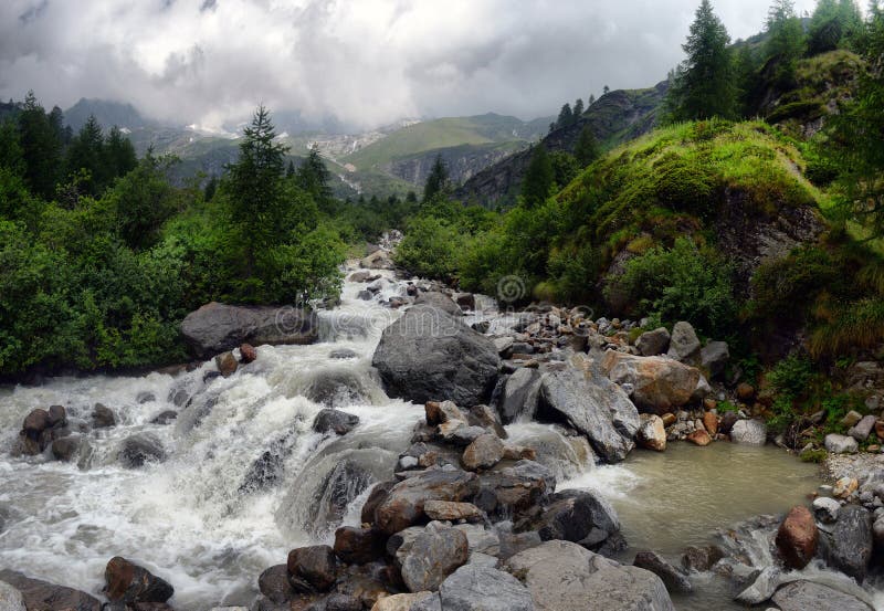 Stream in the Alps stock image. Image of clean, outdoor - 31618773