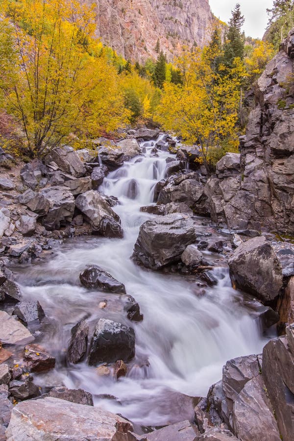 Mountain Stream in Autumn stock image. Image of autumn - 39062663