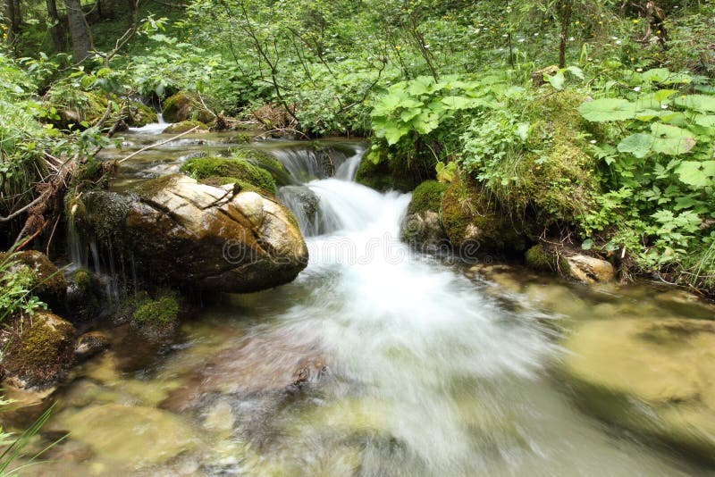 Mountain stream stock photo. Image of giving, rock, nature - 40569226