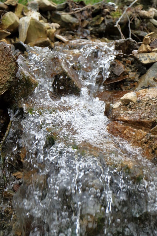 Mountain Stream with Clean Water Stock Image - Image of beck, mountain ...